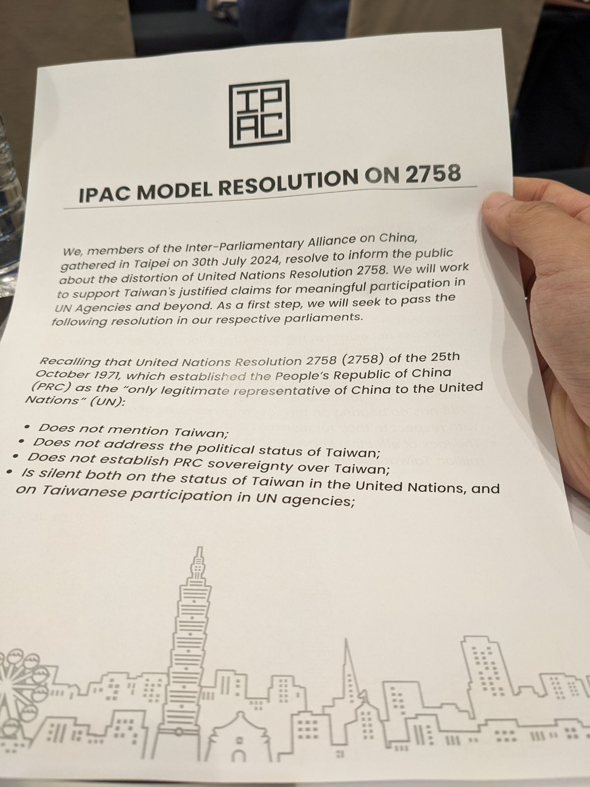 IPAC Taipei 2024: Day Two - Domino Theory